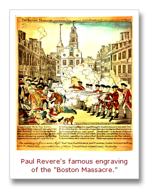Images and Places, Pictures and Info: boston massacre paul revere
